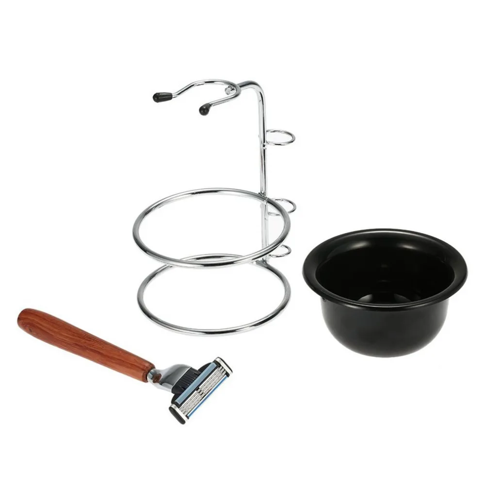 Manual Shaving Set Old fashioned Beard Razor Rosewood Men Shavers ...