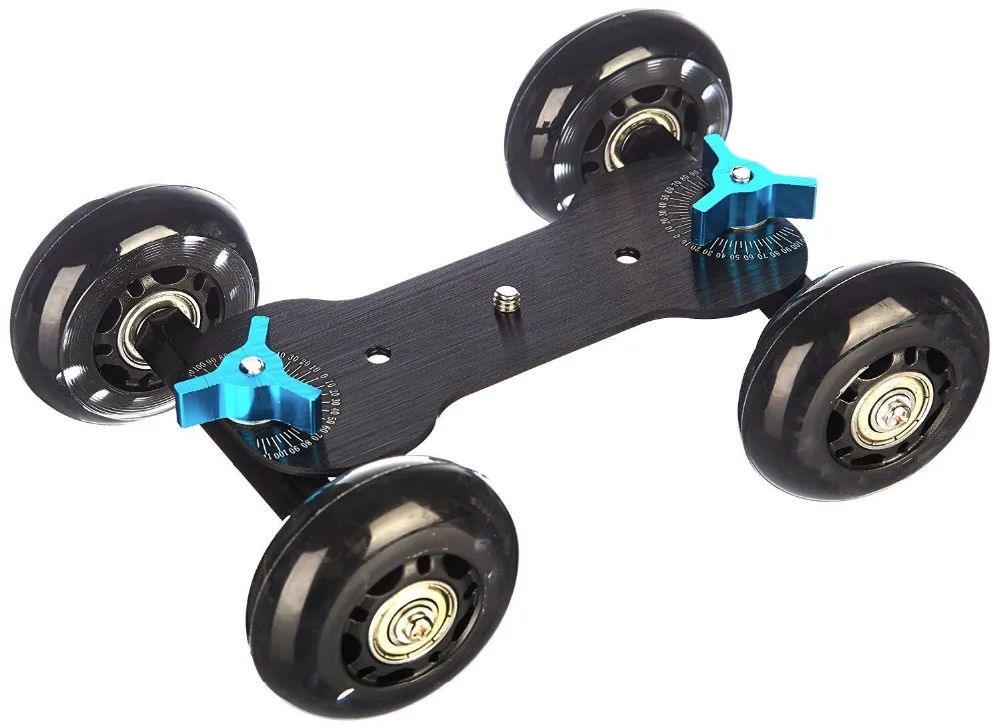 Tabletop Mobile Rolling Slider Dolly Car Skater Video Track Rail For ...