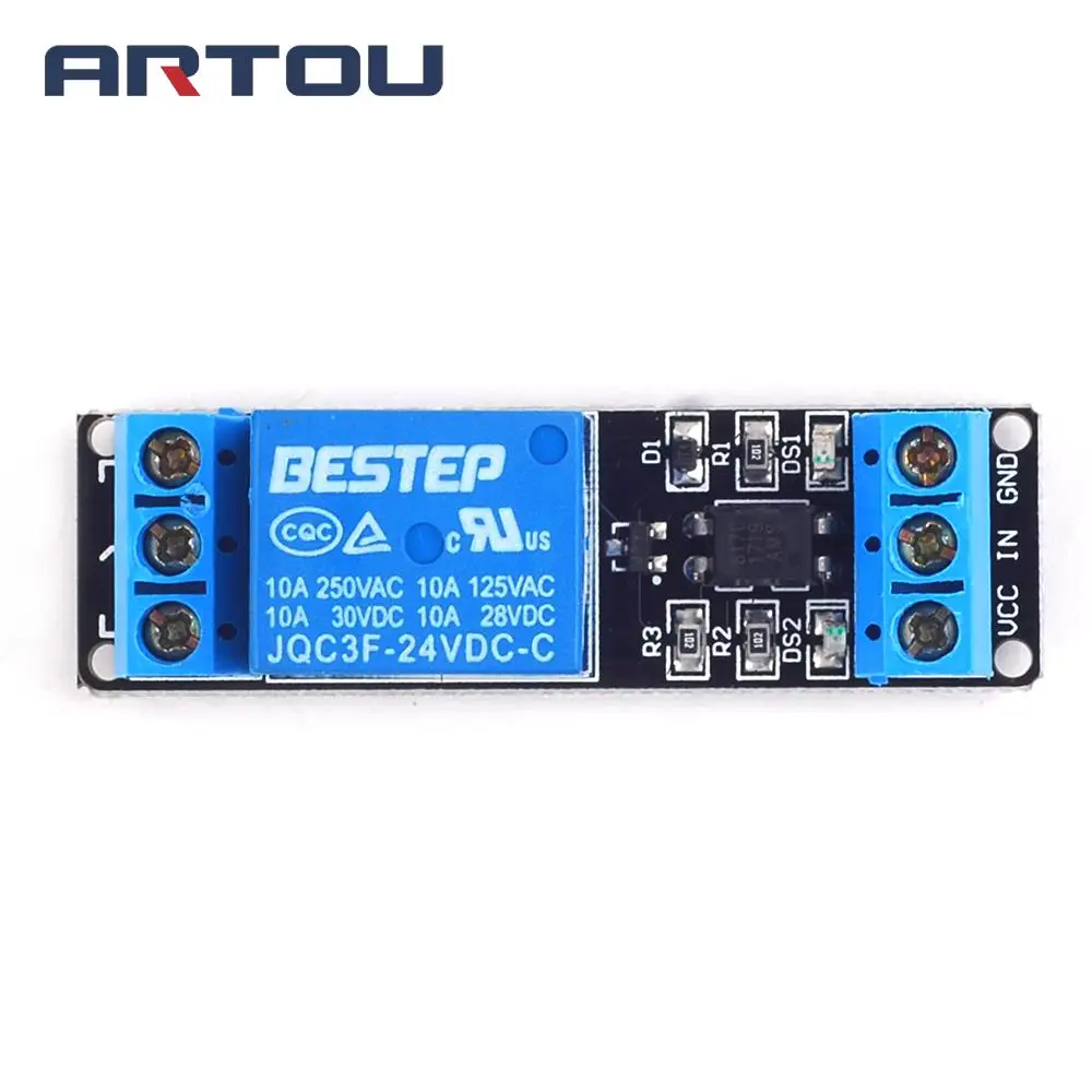 1PCS 24V 1Channel Relay Module Expansion Board 24V low level Triggered ...