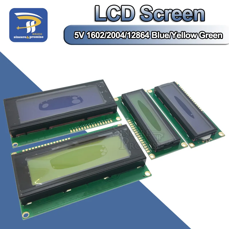 LCD Display Board Module 1602 2004 12864 PCF8574T PCF8574 IIC/I2C ...