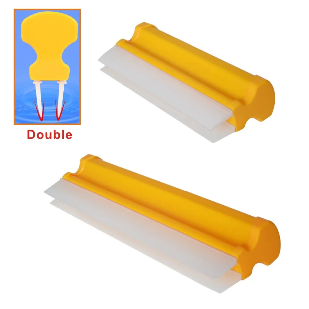 Double Wipers,8",12",1pc,eco-friendly Silicone Water Wiper,yellow,car ...