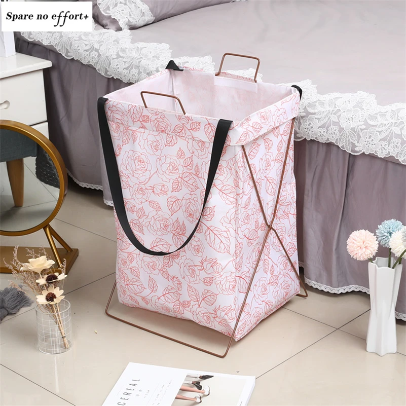 Водонепроницаемая Складная тканевая корзина для белья с ручками корзина для хранения