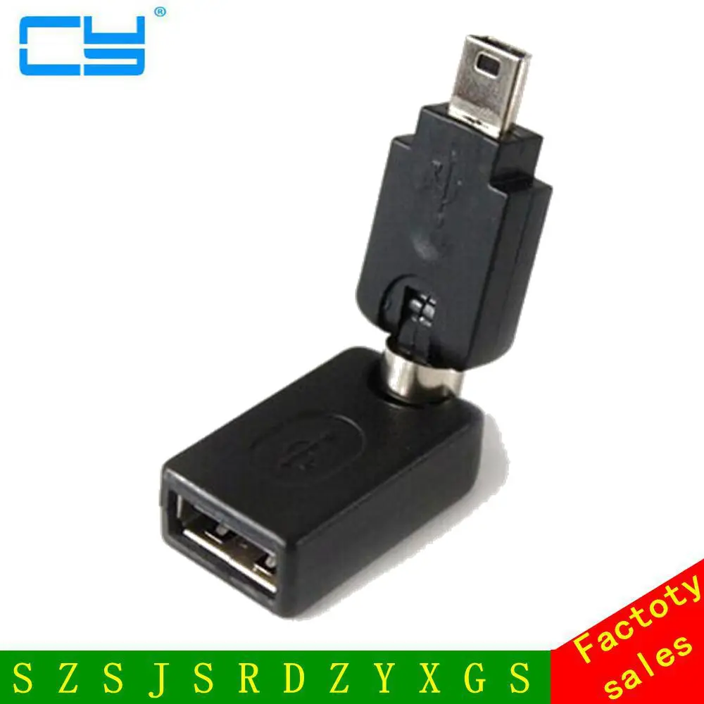 Alta-qualidade-usb-2-0-af-para-otg-mini-usb-adaptador-suporte-de-rota-o ...