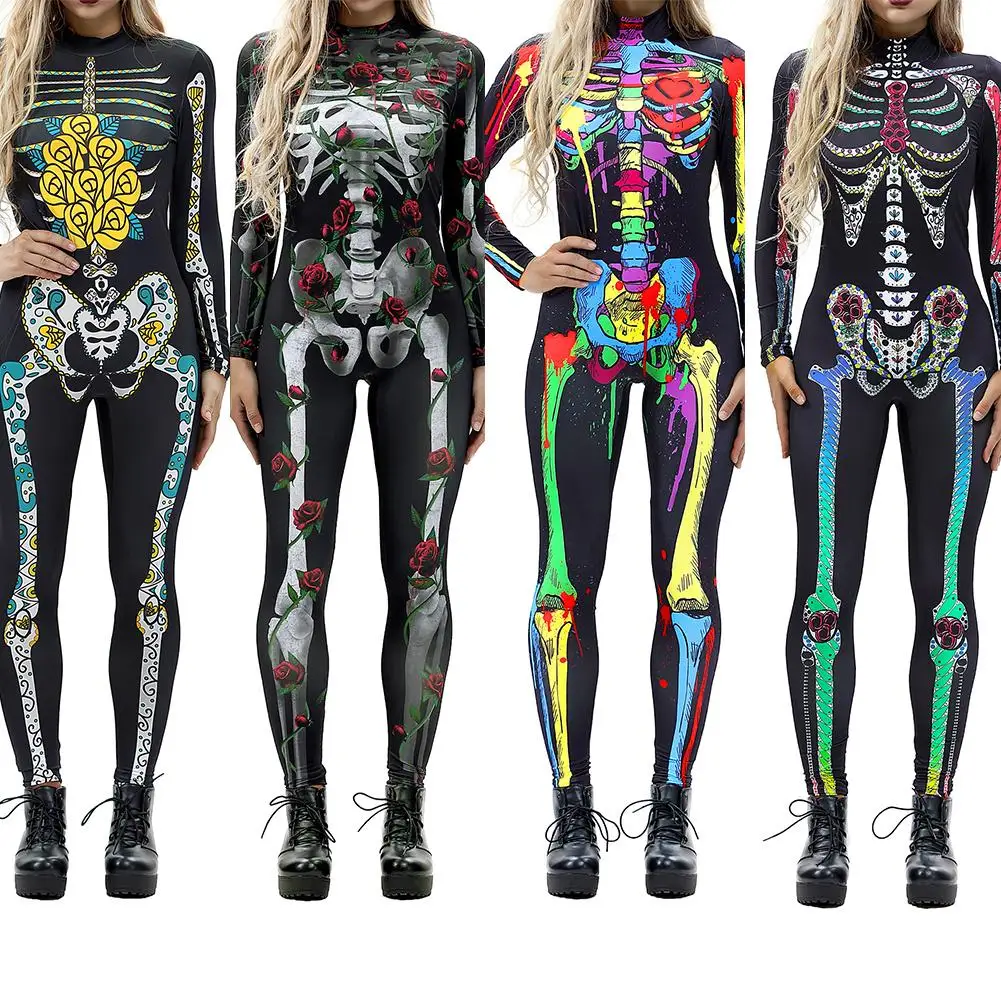 Halloween Costumes For Women Horror Zombie Costume Female Sexy Skeleton Costume Halloween