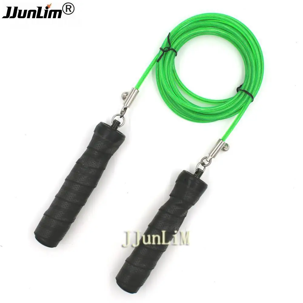 3 Meters 4mm Thicken rope Sweat handle skipping rope speed rope ...
