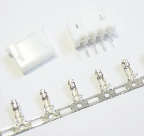 Free Shipping 50 Sets 4pin 2.54mm Pitch Terminal / Housing / Pin Header ...