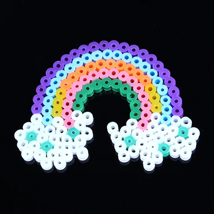 5mm Hama Beads 24 Color with templates and Paper Plastic Stencil Jigsaw ...
