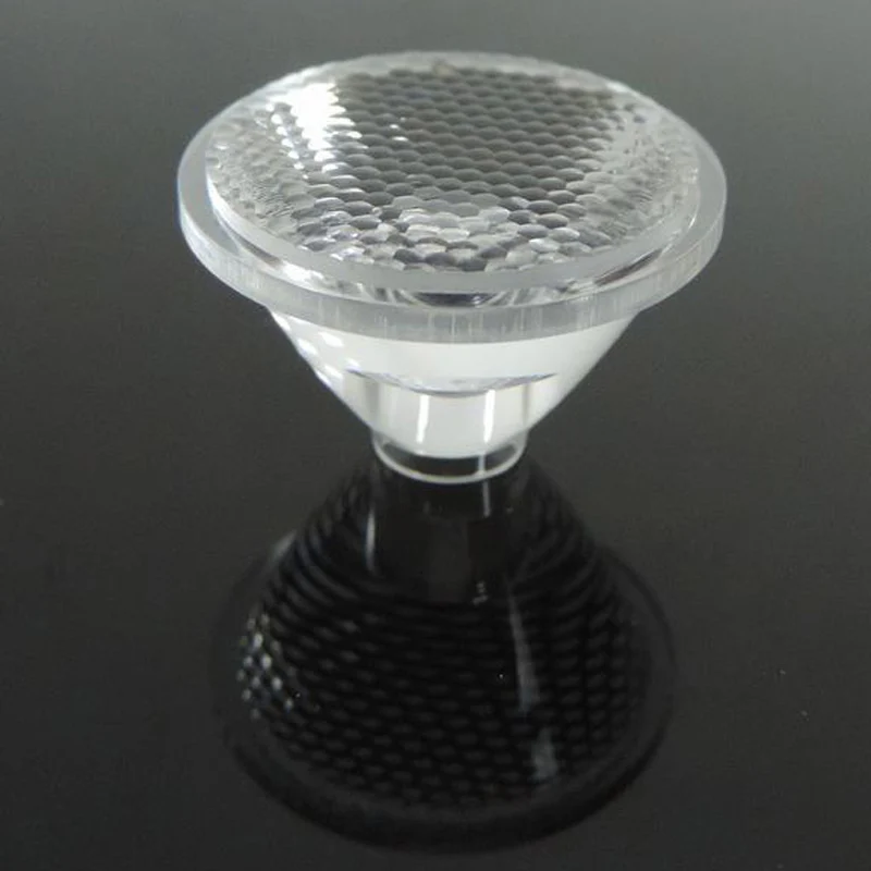 100 pcs, PMMA high power LED lens, single lamp, 15 degrees LED lens ...