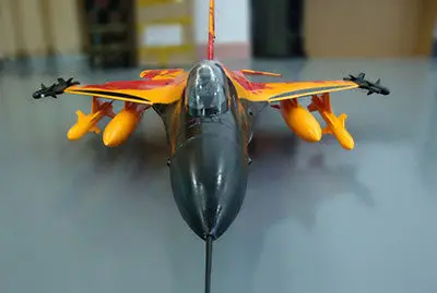 SkyFlight LX Orange F16 Fighting Falcon ARF/PNP RC Jet Airplane Model W ...