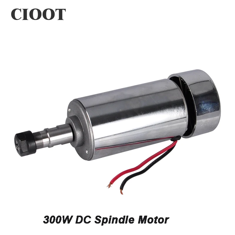 CNC Spindle 300W DC Spindle Motor ER11 Air Cooled Routers 52mm 0.3KW ...
