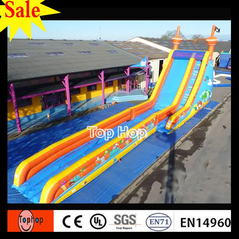 Colorful Inflatable Slider Bigger Inflatable Water Slider For Summer ...