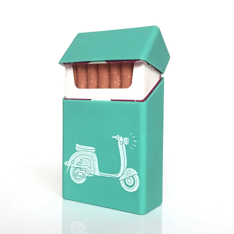 New Holds 20 Cigarettes,Personality Silicone Cigarette Case Cover ...