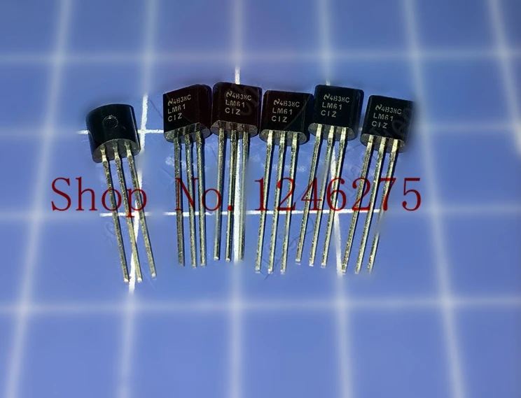 3 개/몫 100% LM61CIZ LM61 TO 92 재고|교체부품&액세사리| - AliExpress