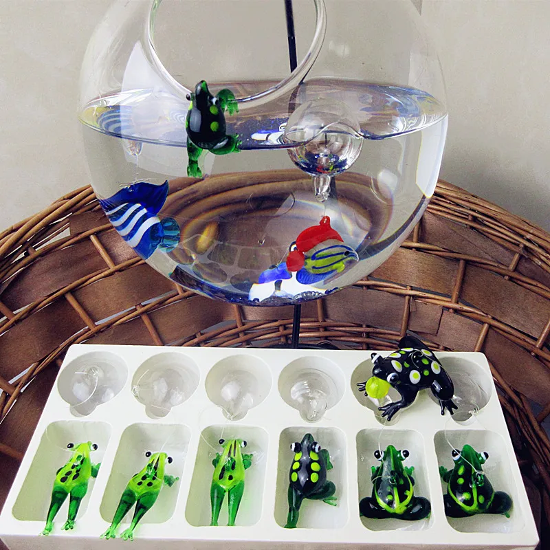 Floating glass fish Aquarium Mini Fish Figurine Hand blown glass fish ...