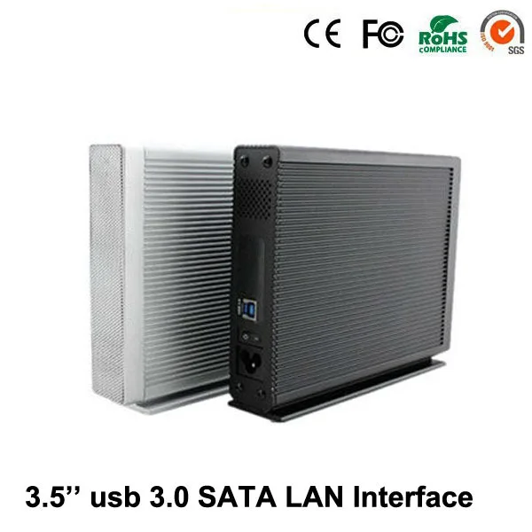 3-5-Hdd-Case-black-silver-Aluminum-USB3-0-to-SATA-4TB-With-LAN-RJ45 ...