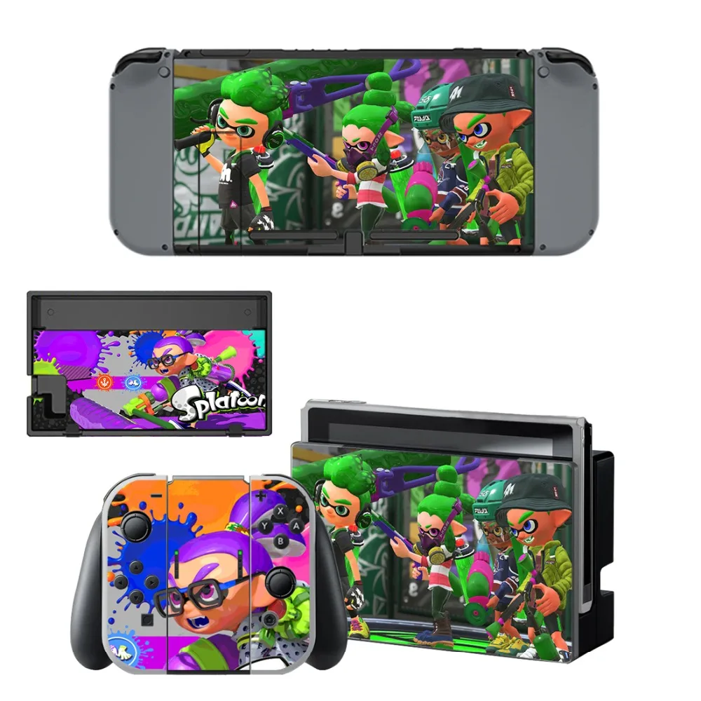 Splatoon 2 Skin Sticker for Nintendo Switch Console and Joy-Con ...