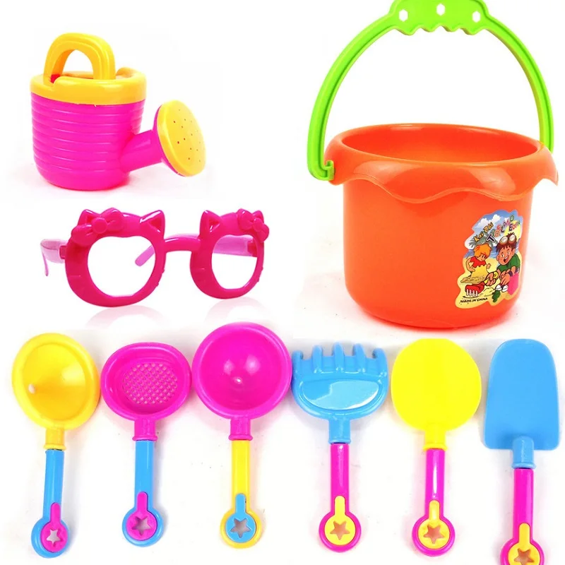 9pcs/set sand playing tool for kids toys beach toy in the sands and ...