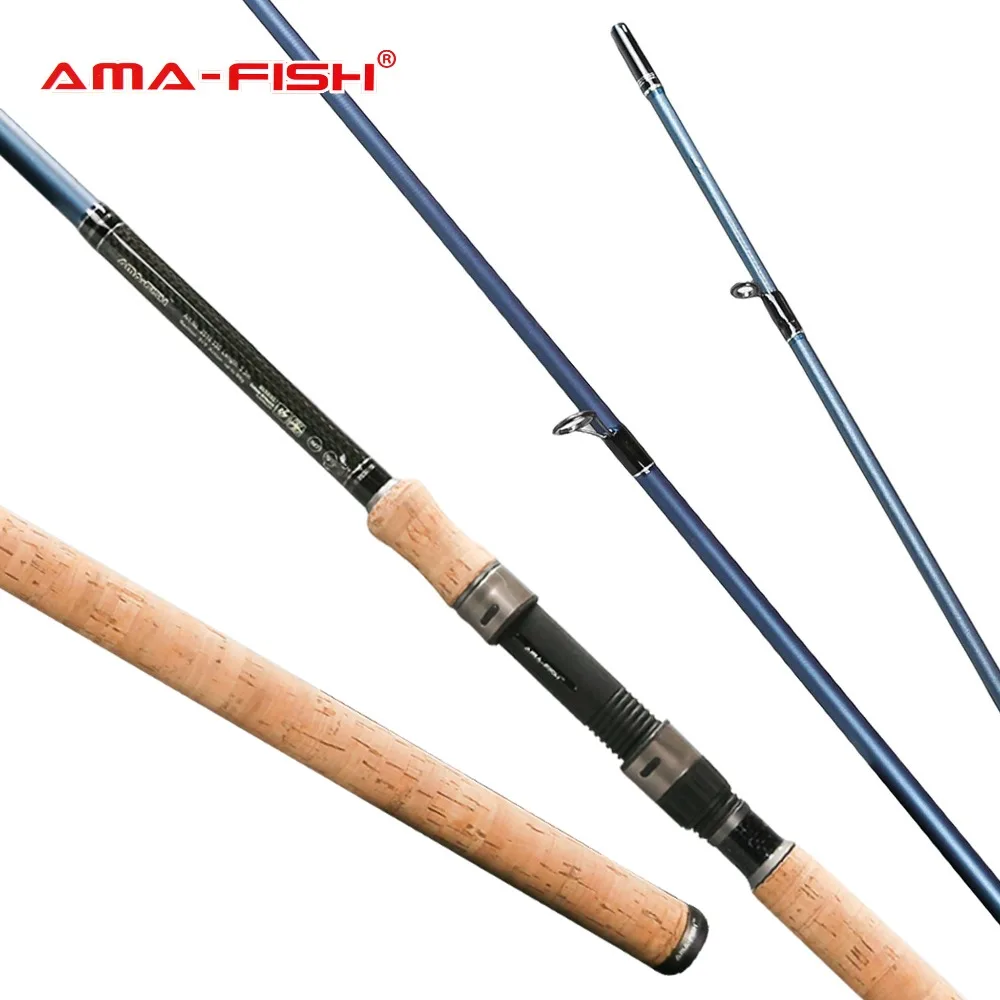 Discount !! AMA-Fish 100% Original Brand Spinning Rod 3.3m Lure Rod 3+3 ...