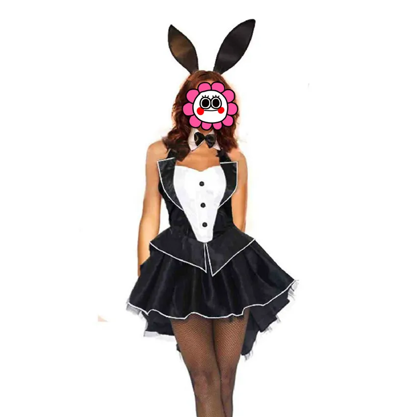 Abbille Bunny Girl Rabbit Costumes Women Cosplay Sexy Halloween Adult