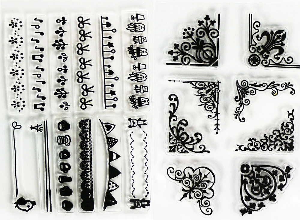 Corner Rubber Stamp Designs