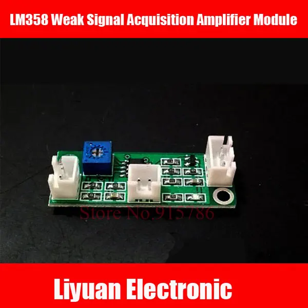 5pcs Lm358 Weak Signal Acquisition Amplifier Module / Adjustable Dc ...