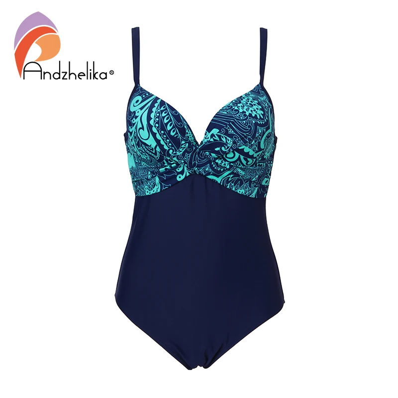 Promo Offer Andzhelika Plus Size Swimwear Women One Piece Swimsuit ...