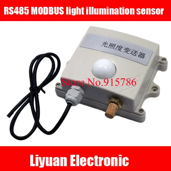 RS485 MODBUS light illumination sensor /0.4W precision illuminance ...