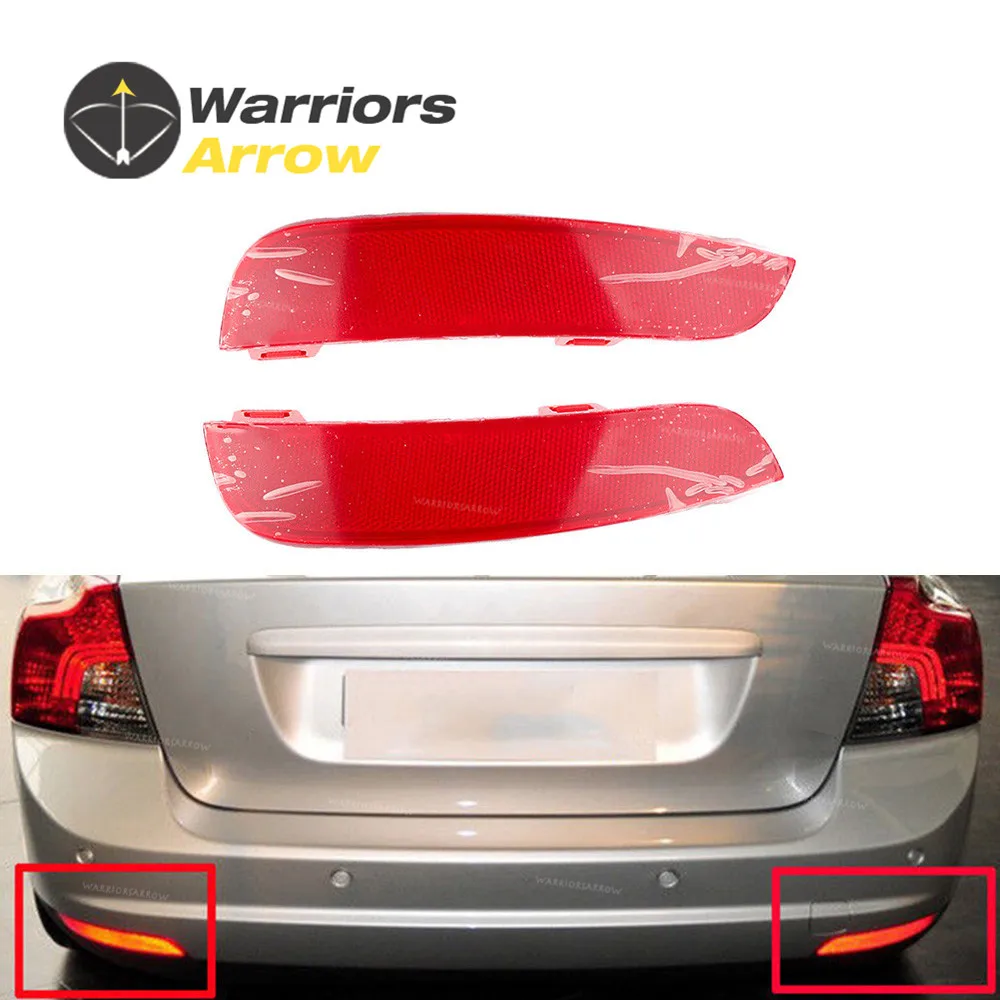 Czerwony reflektor tylnego zderzaka lampa obiektyw światła lewego ...