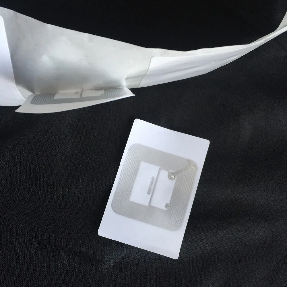 1000pcs IC Sticker/Adhesive Label/Tag RFID IC 13.56MHz ISO14443A 1k S50 ...