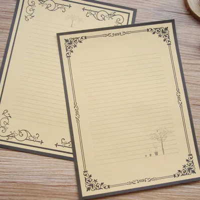 Europe Vintage Style Flower Pattern Craft Letter Paper Wholesale ...