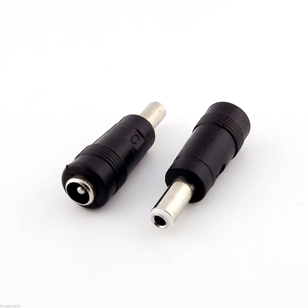 2pcs 5.5x 2.1mm Female to 5.5x 2.5mm Male DC Power Plug Connector ...