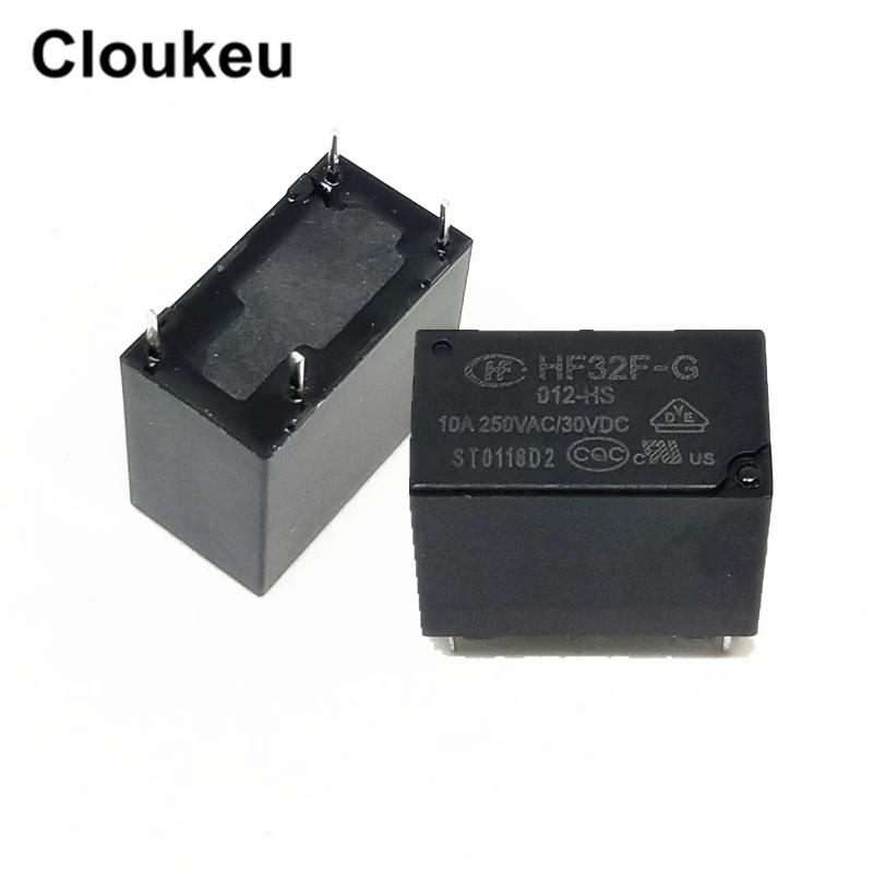 HF32F G 012 HS 12V 10A Relay DIP4 JZC32F G 012 HS|Relays| - AliExpress