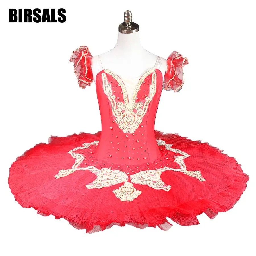 Red Pancake ballet tutus Yellow Girls Classical ballet tutu performance ...