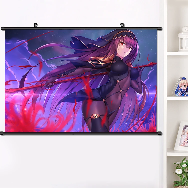 Japanese Anime Game FGO Fate/Grand Order Scathach Wall Scroll Poster ...