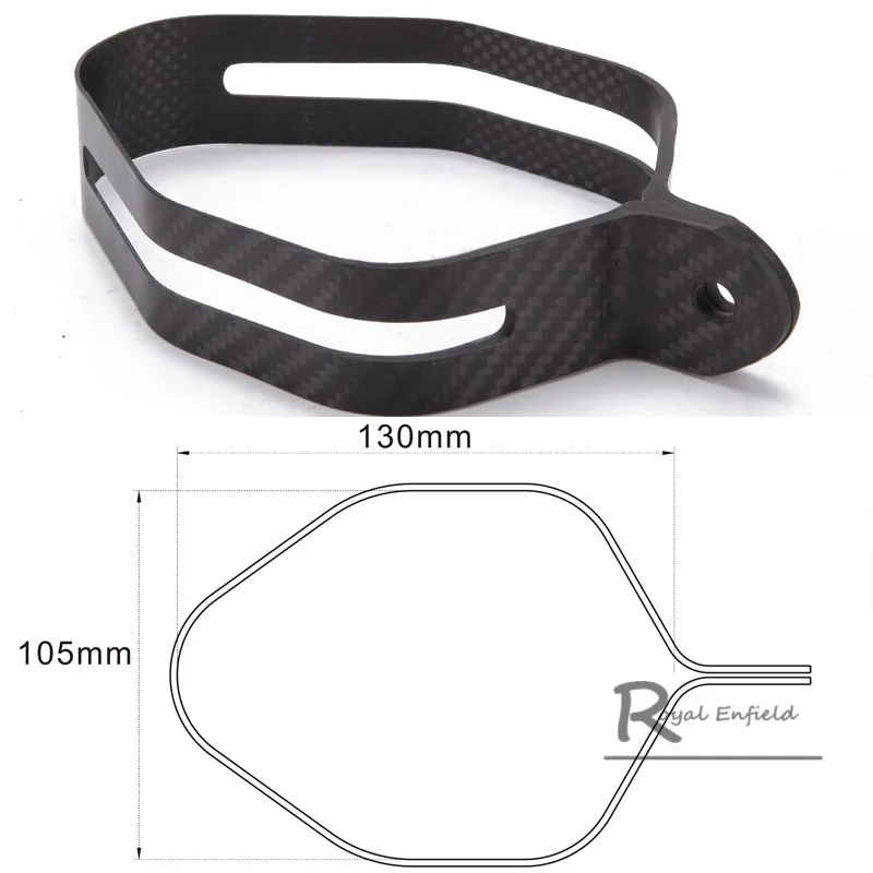 130mm-105mm-110mm-80mm-Motorcycle-Carbon-Hexagonal-Exhaust-Pipe-Bracket ...