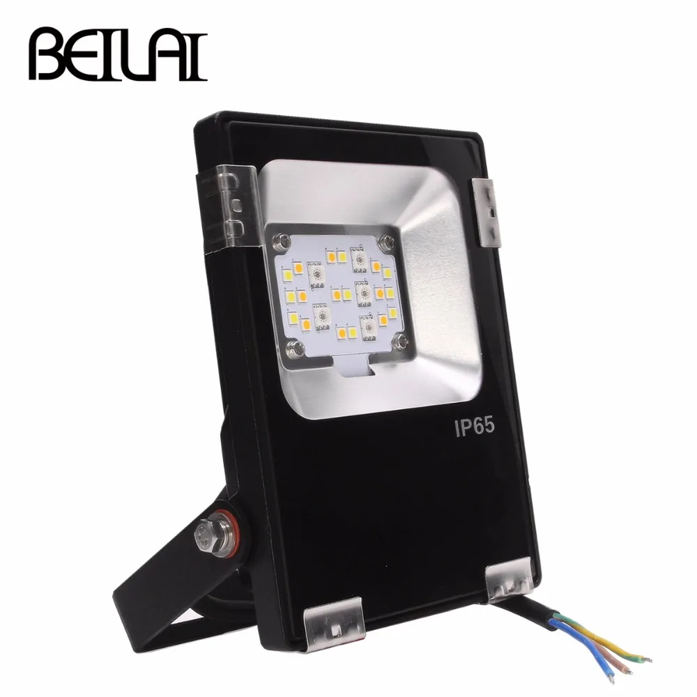 Mi Light RGB+CCT LED Flood Light 10W 110V 220V Waterproof Reflector LED ...