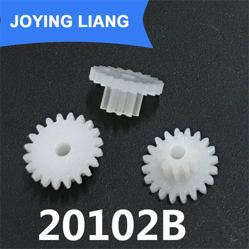The 20102b Gear Module 0.5 Plastic Gear Double Cone 20t/10t Loose 2mm ...