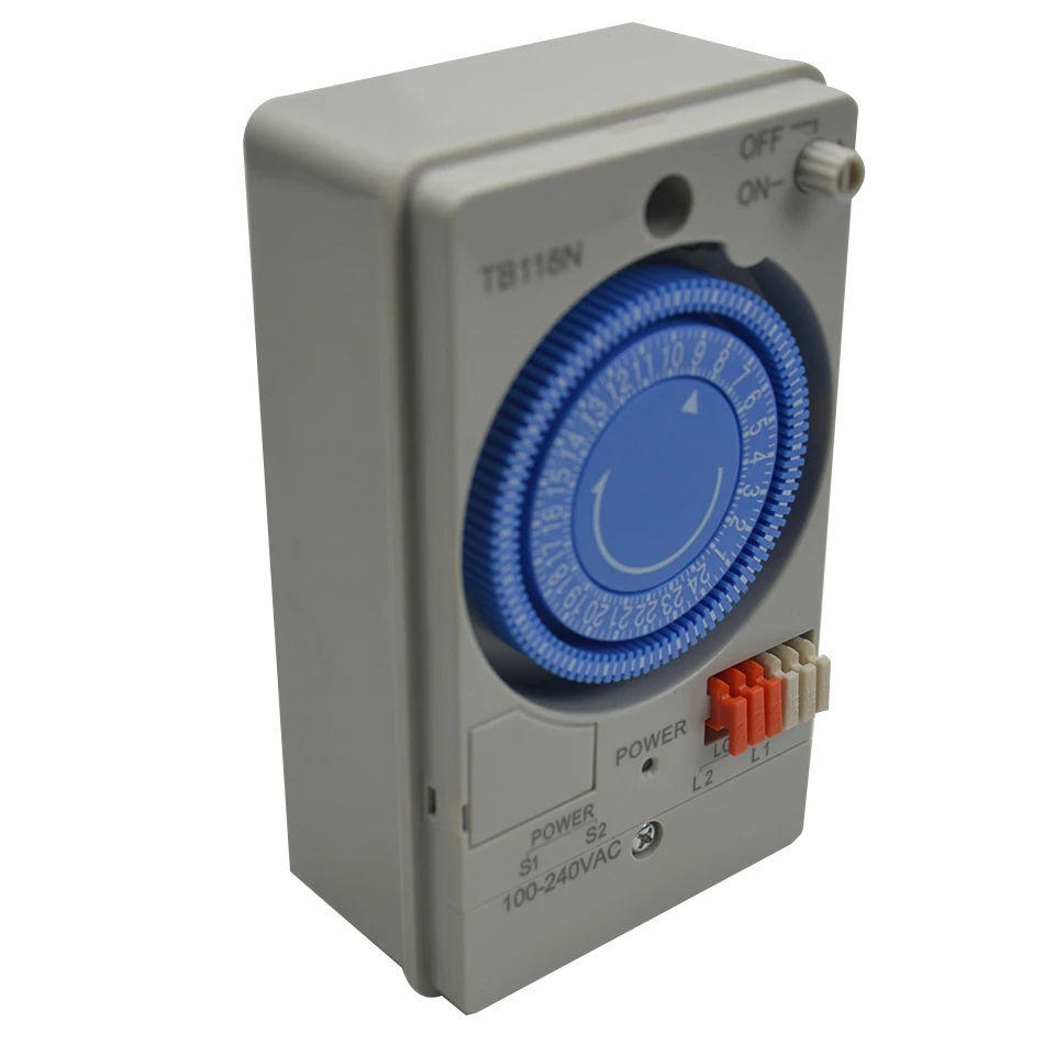 Interruptor mecánico de temporizador de 50/60Hz, 220V, 24 horas de ...