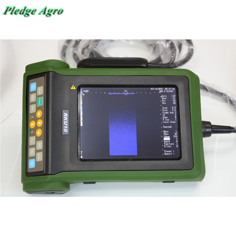 Ultrasound Scanner Bovine Linear Rectal Probe For Cattle Horse Donkey ...