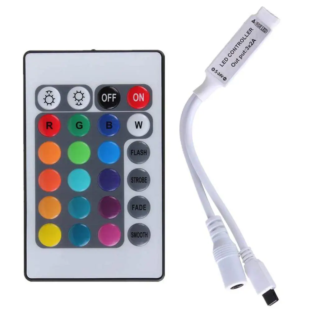 Led Strip Light Controller NICREW IR Remote Controller For Underwater ...