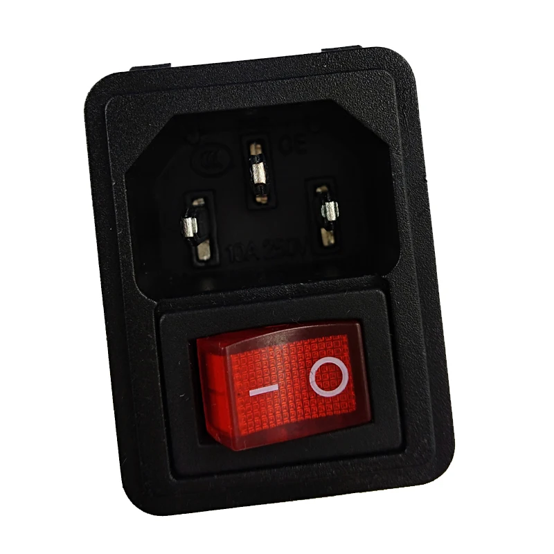AC power outlet plug socket IEC320 C14 Inlet Power Plug Socket AC 250V ...