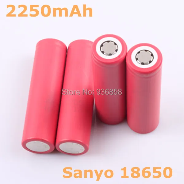 6pcs Original New Sanyo Ur18650a 18650 Li-ion Rechargeable Battery ...