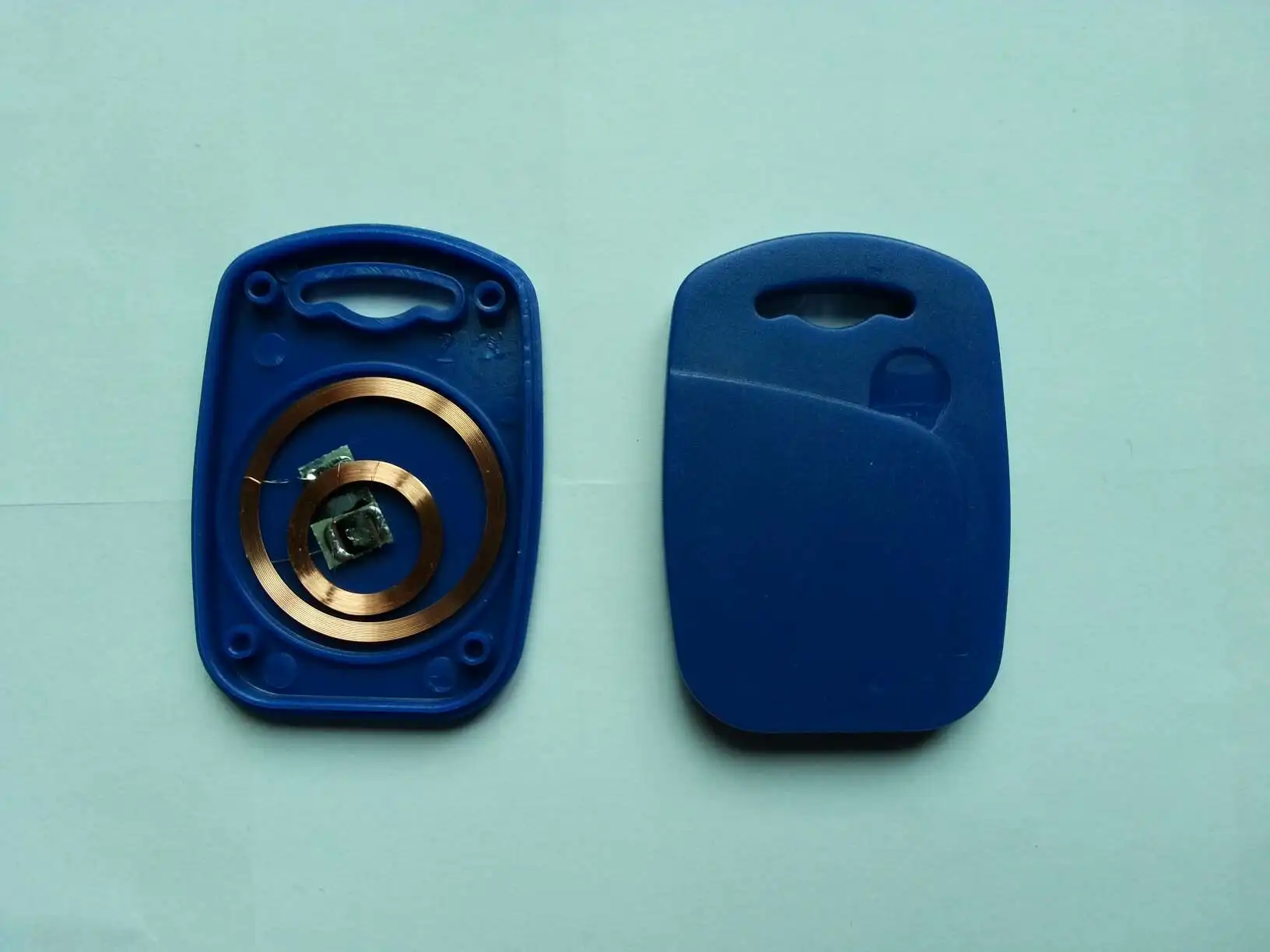 IC+ID UID Writable Composite Key Tags Keyfob 125KHZ T5577 RFID+13.56MHZ ...