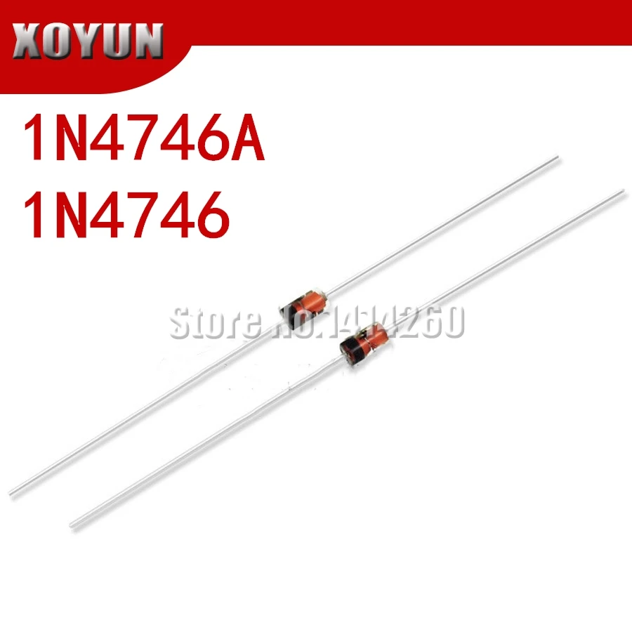 100 unids/lote 1N4746A 1N4746 1W 18V DO 41 diodo Zener|Diodos| - AliExpress