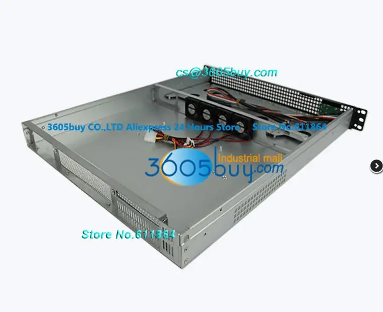 New 1U155F 1u Industrial Computer Case 1u Server 2 Hard Drive 3 Fan ...
