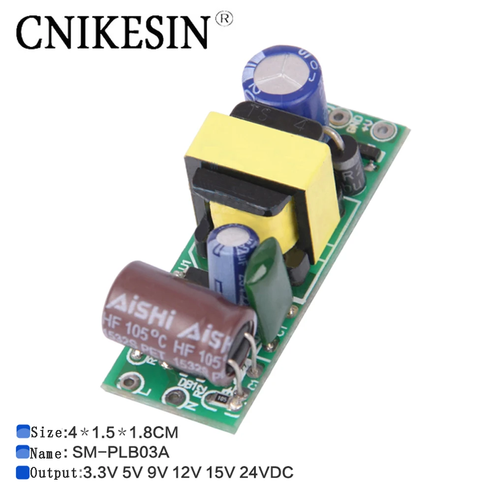 CNIKESIN Precision 24V150mA Isolated Power Module Bare Board Constant ...