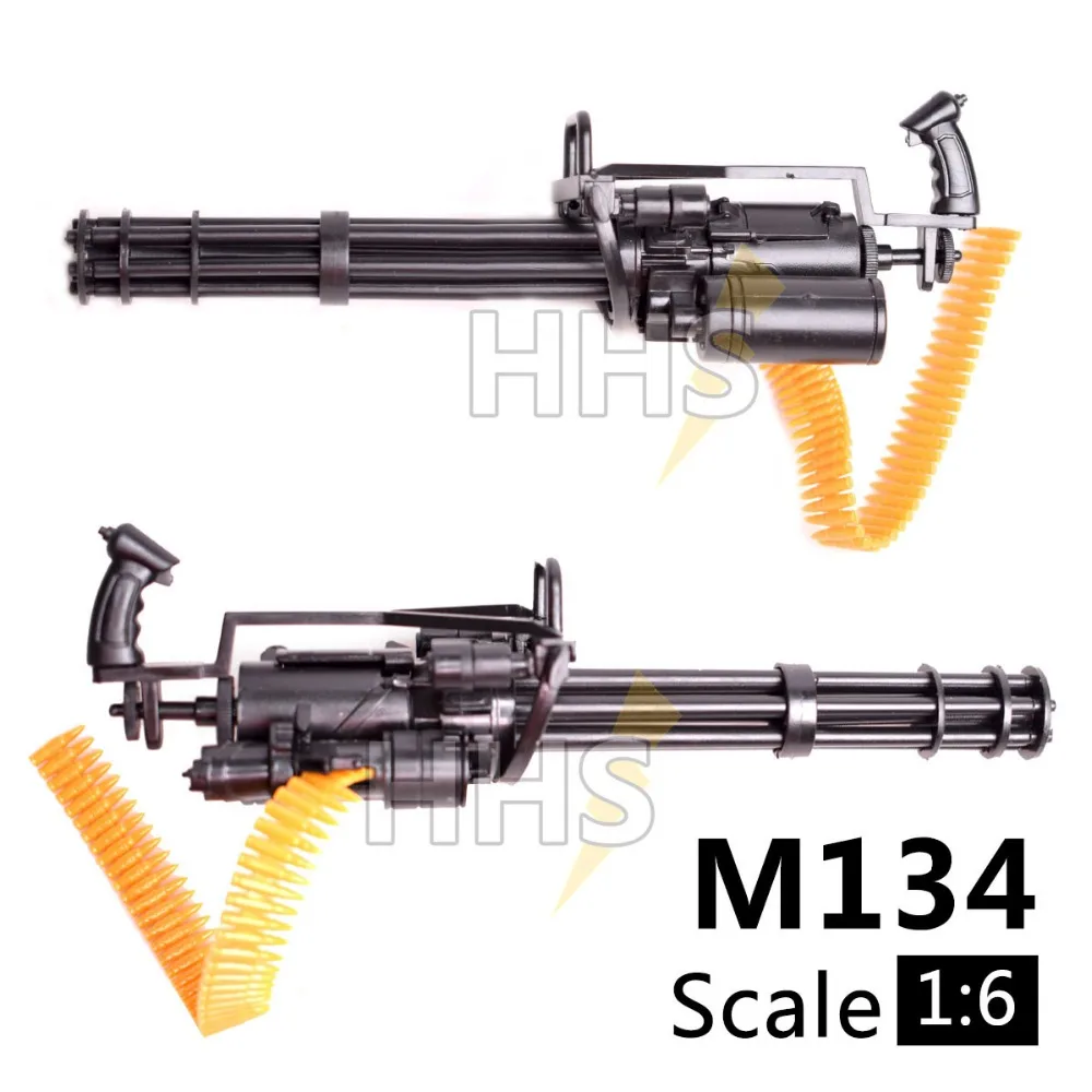 Spielzeug 1/6 Scale M134 Model GATLING MINIGUN Terminator Heavy Machine ...