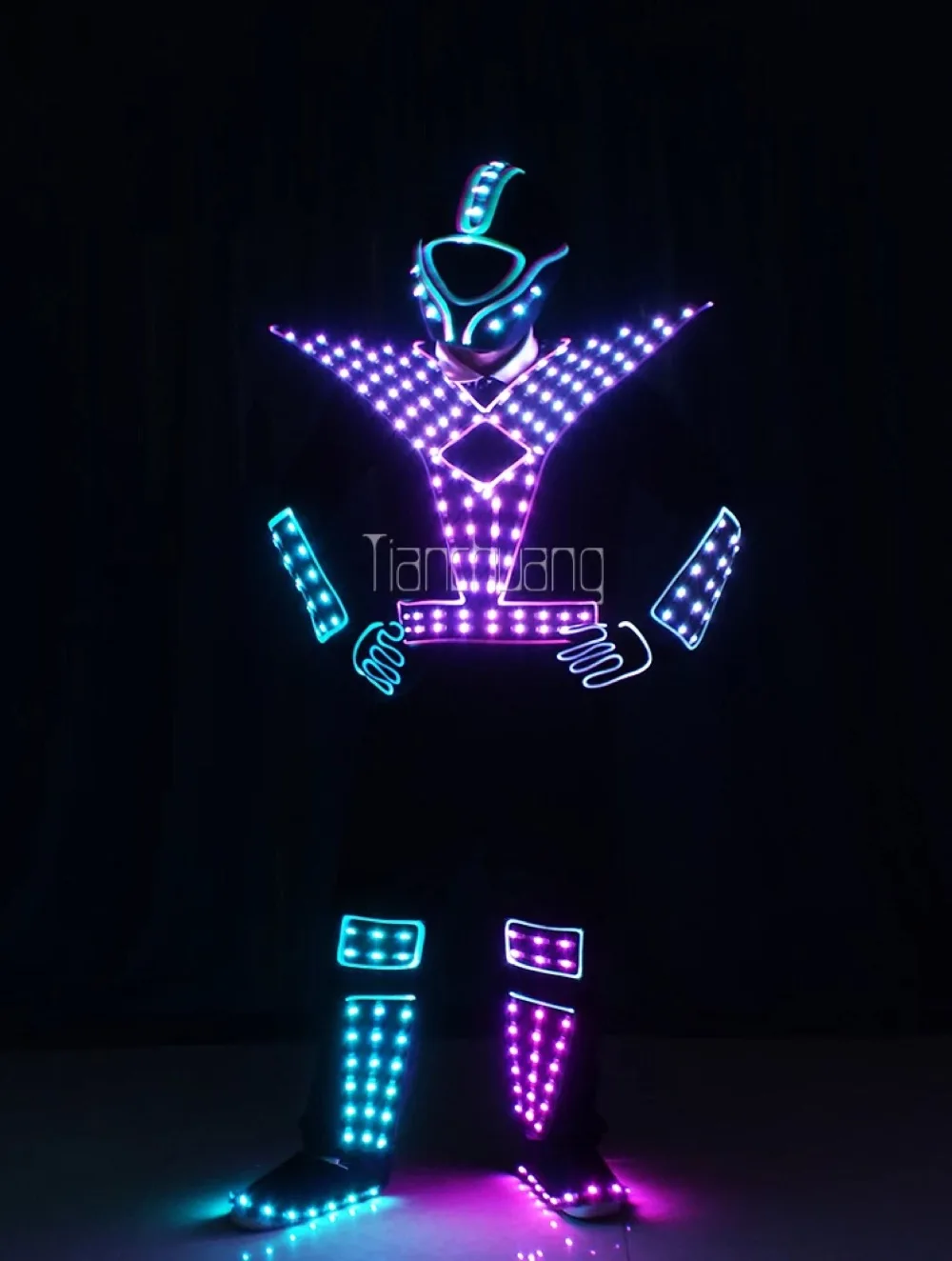 Led costume breakdance electric light dance nightclub dance performance ...