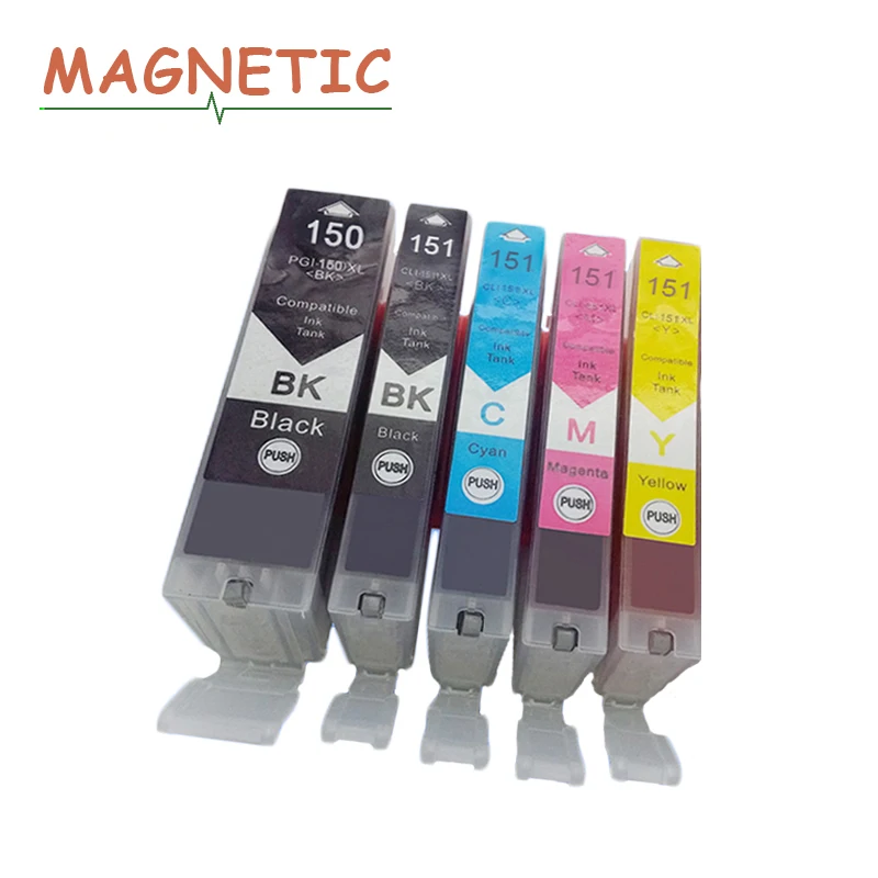 5X PGI150 CLI151 compatible ink cartridge For canon PIXMA IP7210 MG5410 ...