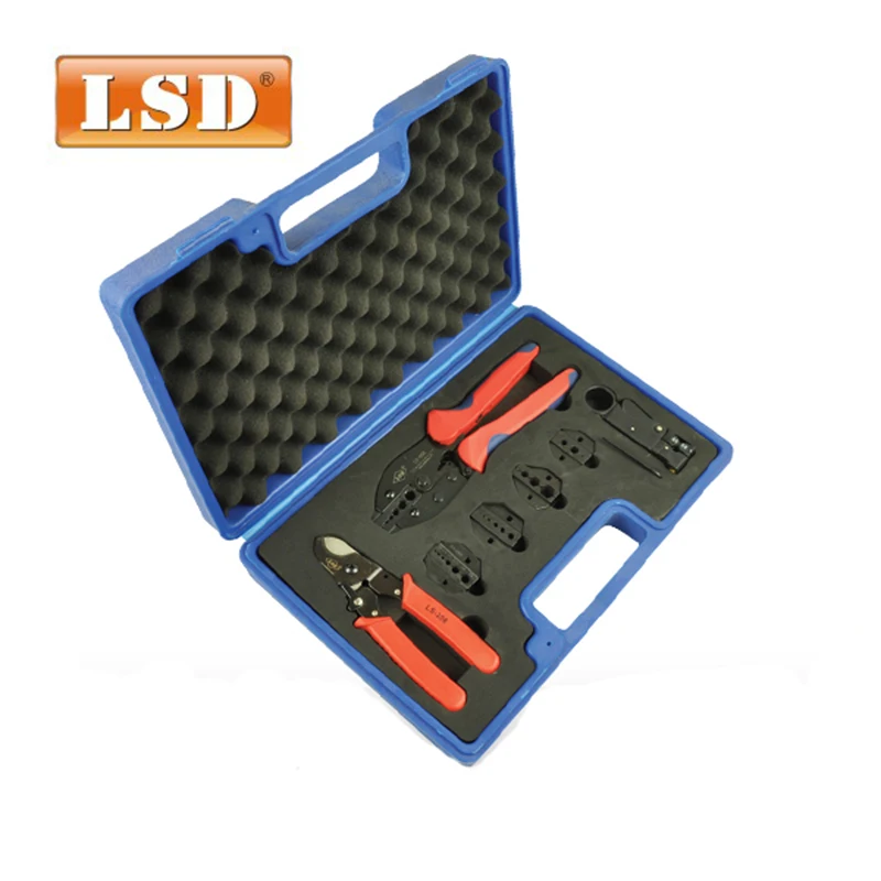 Hand Crimping Tool Set crimping tool kit with cable cutter,stripper ...